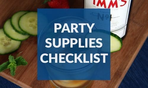 Party Supply Checklist