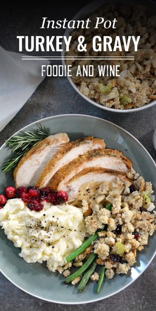 Instant Pot Turkey Recipe With Gravy - Foodie and Wine