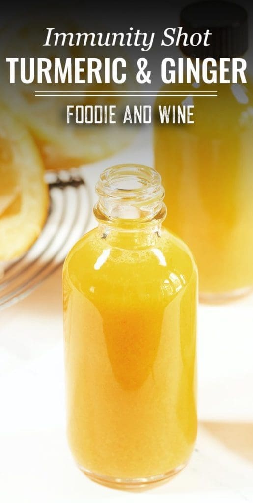 Immune Boosting Ginger and Turmeric Shots