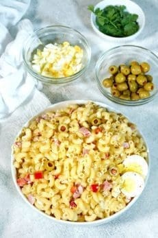The BEST Ensalada de Coditos (Puerto Rican Macaroni Salad)