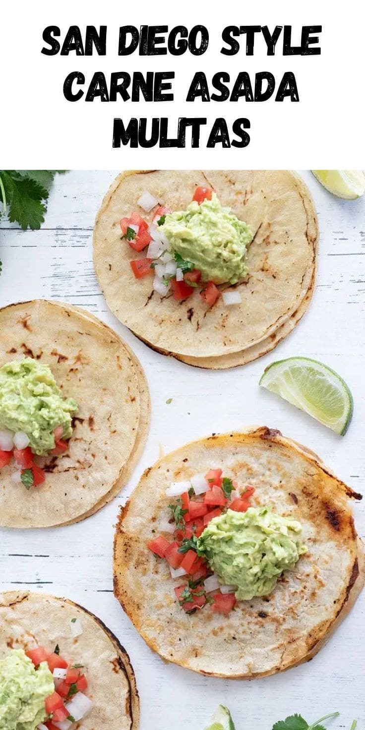 Mulitas (Carne Asada, Carnitas or Pollo Asado)