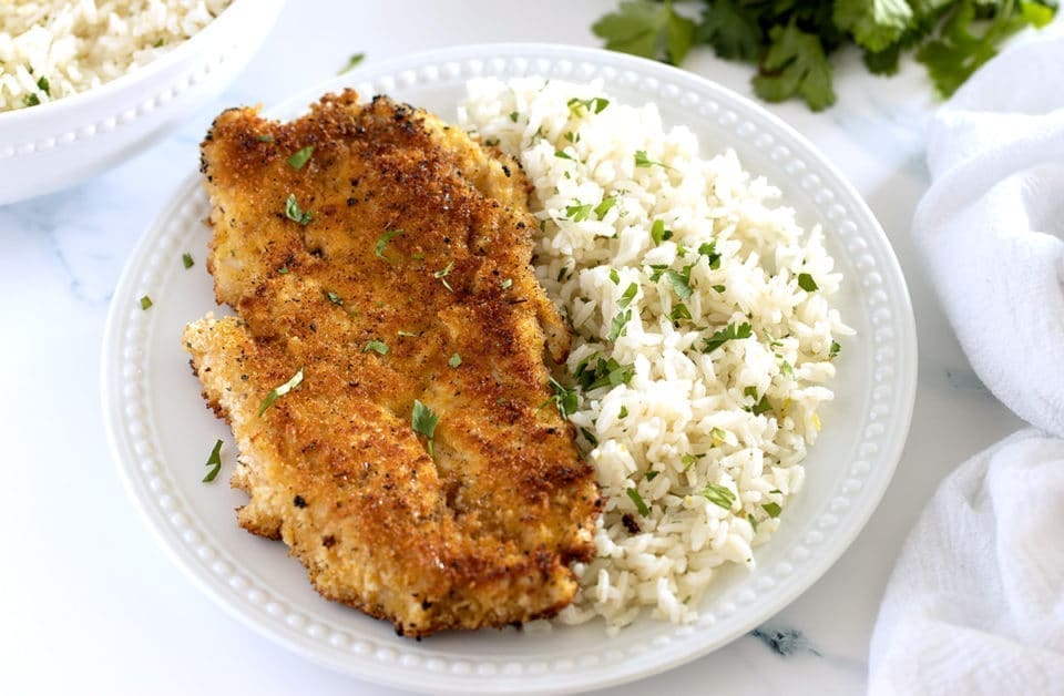 Extra Crispy Milanesa De Pollo (Chicken Milanese)