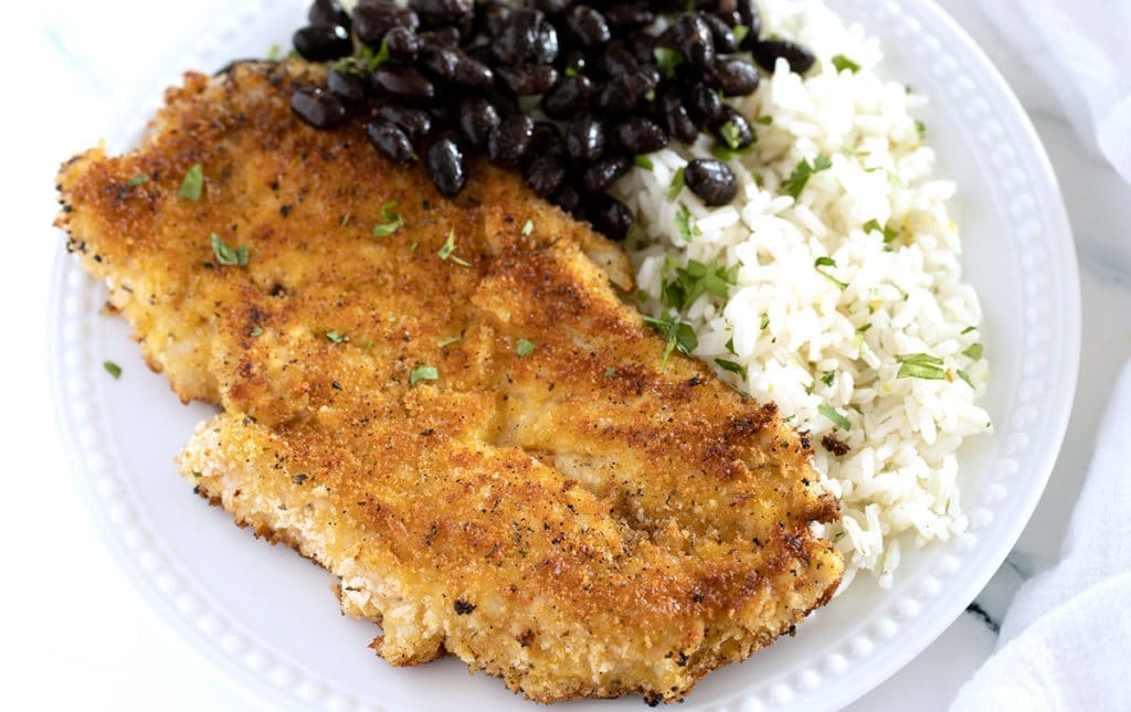 Extra Crispy Milanesa de Pollo (Chicken Milanese)