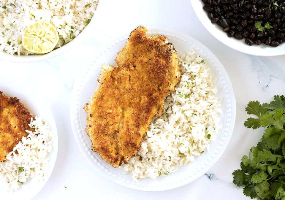 Extra Crispy Milanesa de Pollo (Chicken Milanese)