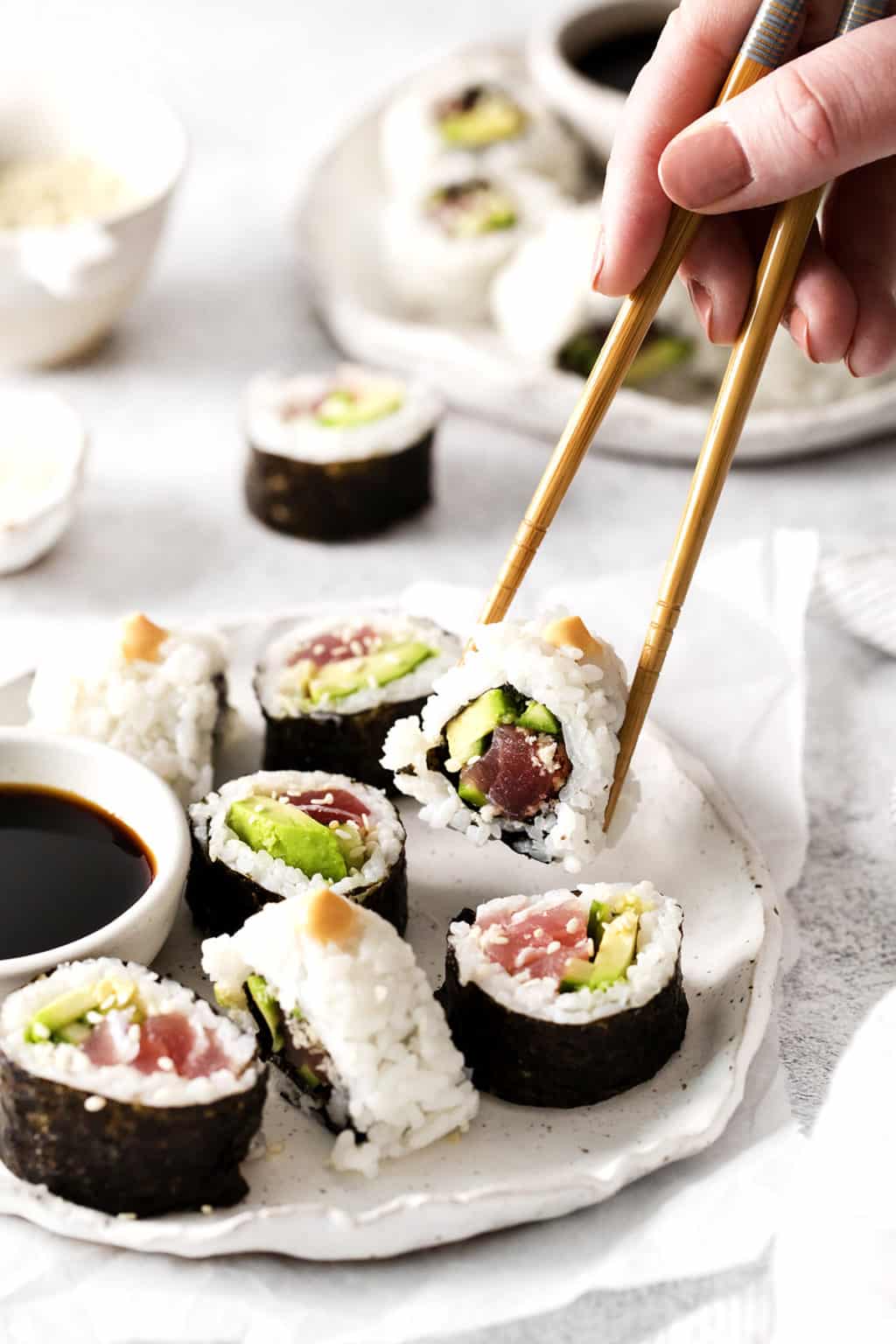 Crunchy Spicy Tuna Roll (With How To Photos)