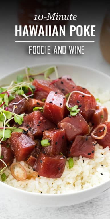 Hawaiian Poke (Ready in Only 10 Minutes!) - Foodie and Wine