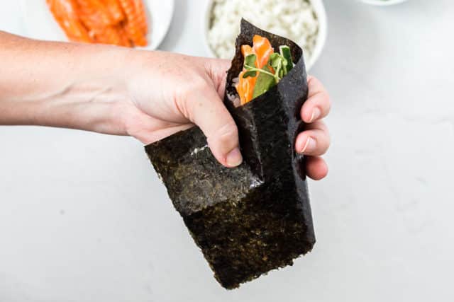 Temaki Sushi (Hand Roll Sushi) - Foodie and Wine