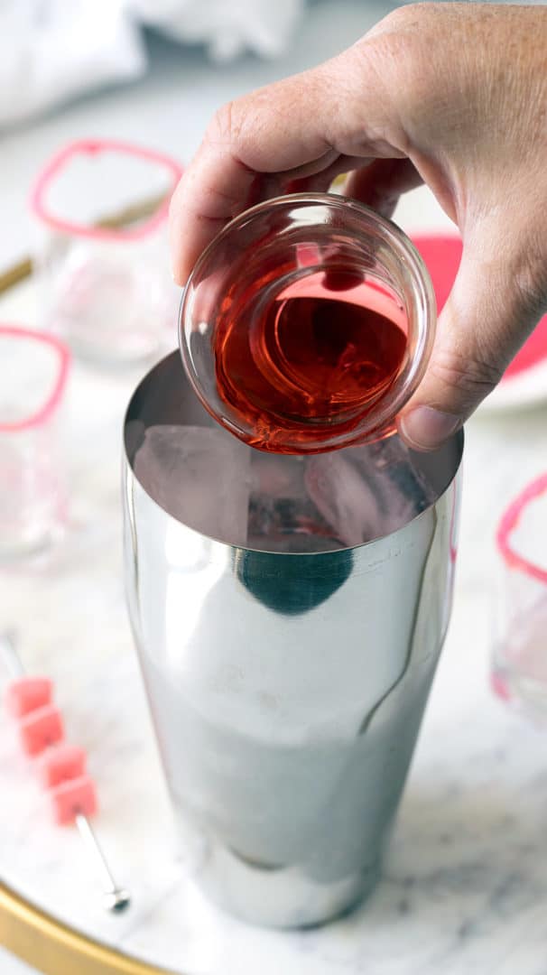 Pink Starburst Shooter (Only 3 Ingredients!)