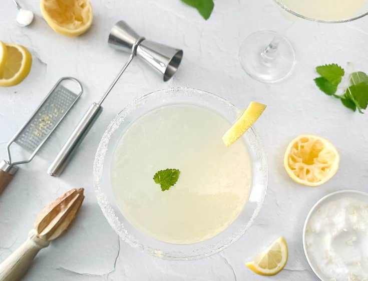 Lemon Drop Martini (Only 4 Ingredients!)