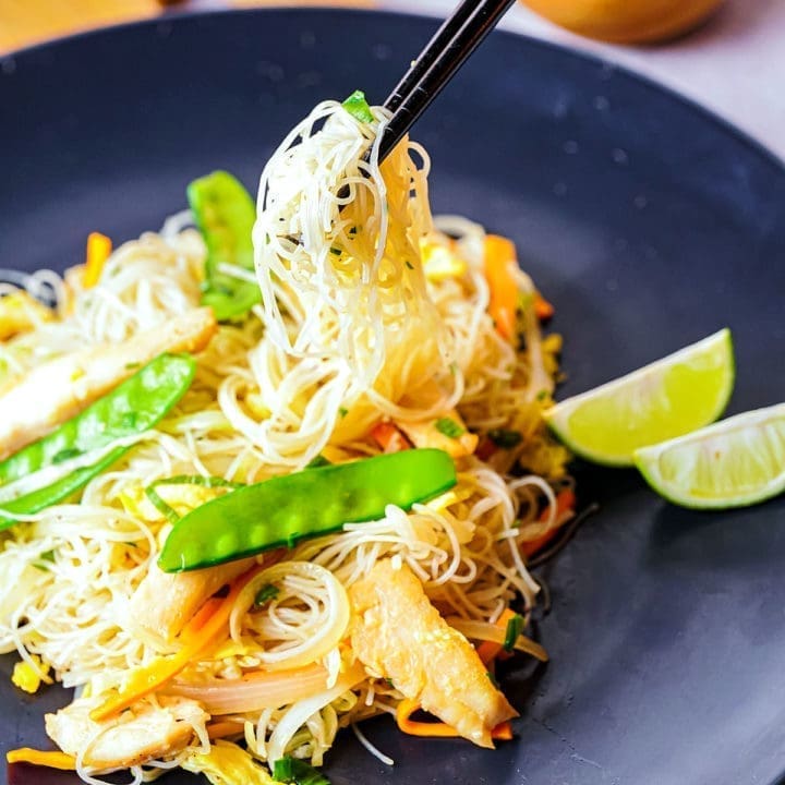 Pad Woon Sen (Thai Glass Noodles) - Foodie and Wine