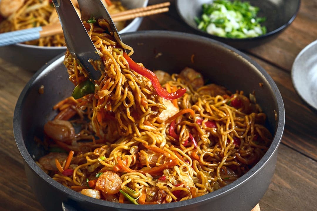 Restaurant-Style Shrimp Lo Mein (Only 20 Minutes)