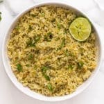 Arroz Verde (Mexican Green Rice) - Foodie and Wine