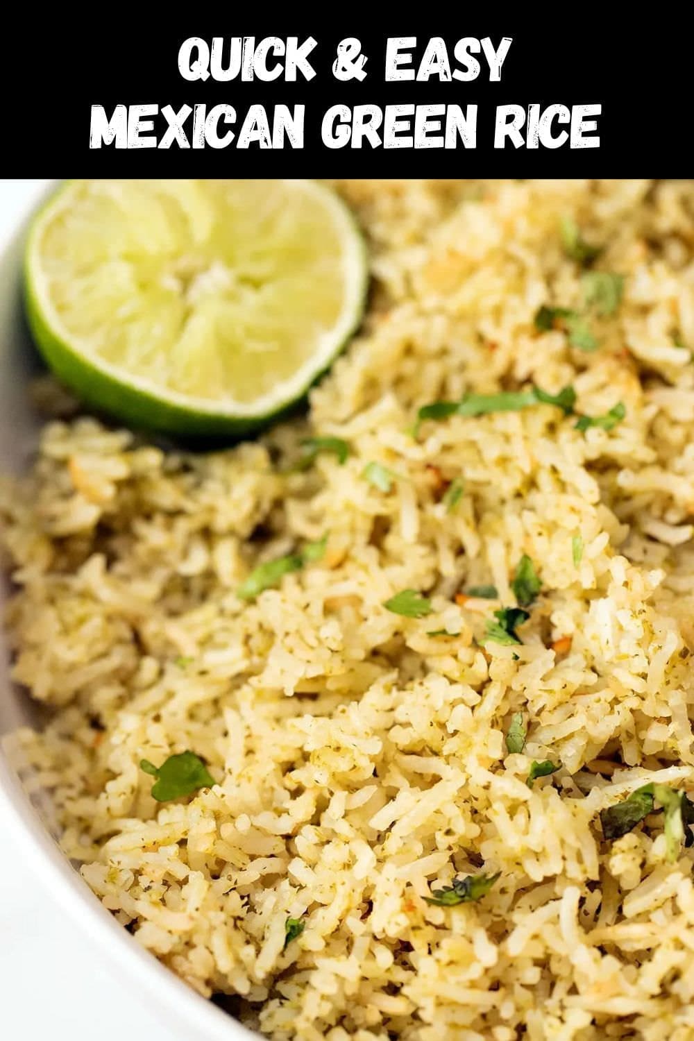 Arroz Verde (Mexican Green Rice) - Foodie and Wine