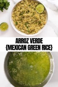 Arroz Verde (Mexican Green Rice) - Foodie and Wine