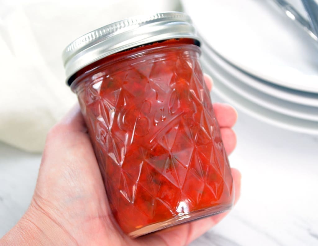 Easy Red Pepper Jelly (3 Spice Levels!) - Foodie and Wine