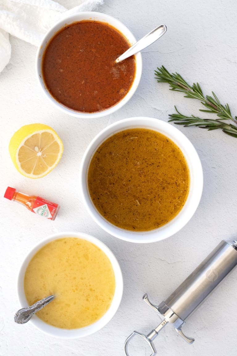 Turkey Injection Recipe (3 Flavor Options!)