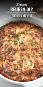 Hot Reuben Dip (Corned Beef Dip) - Foodie and Wine