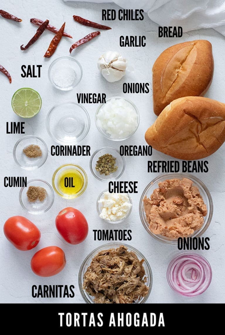 Torta Ahogada (Mexican Drowned Sandwich) - Foodie and Wine