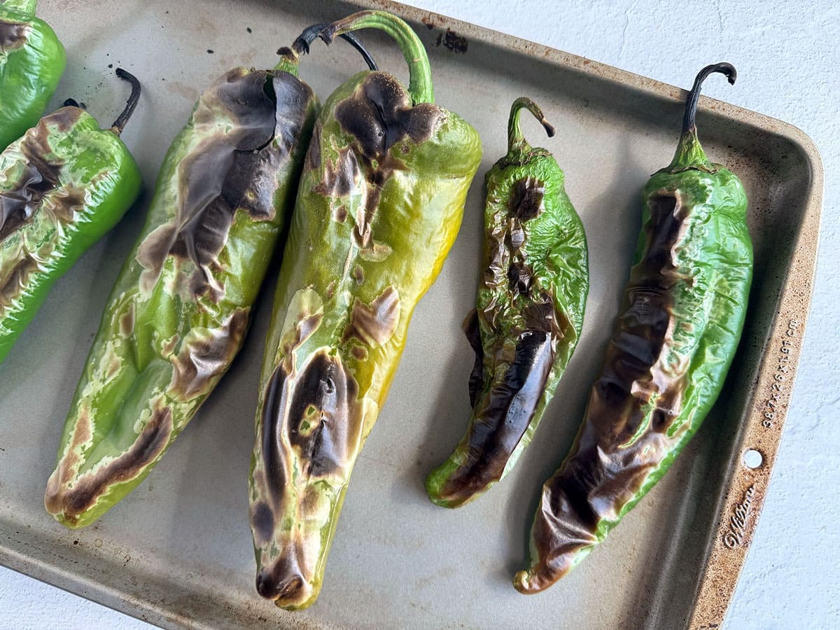 How to Roast Peppers (Oven, Stove Top or Grill) - Foodie and Wine