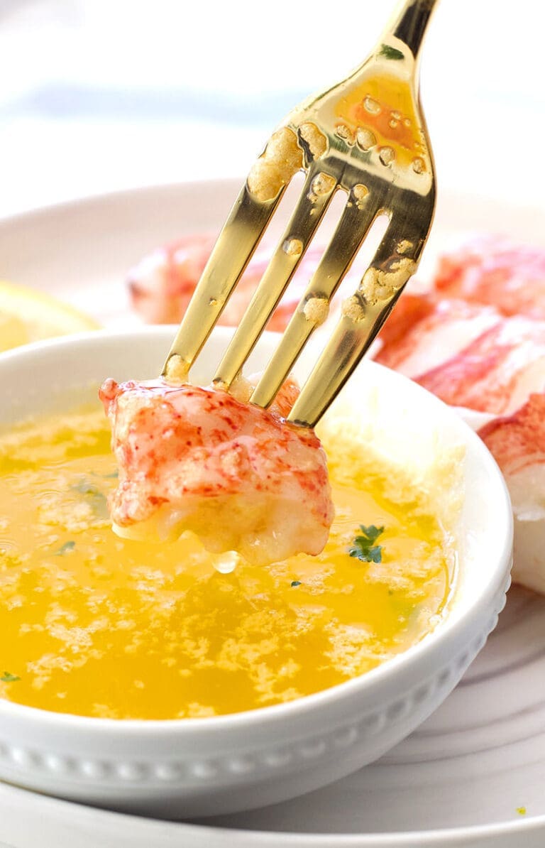 Butter Poached Lobster Tail - Foodie and Wine