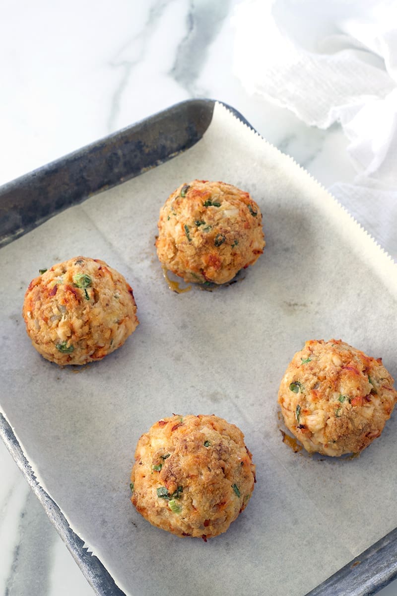 Oven Baked Lobster Cakes (Large Ball Shaped) - Foodie and Wine