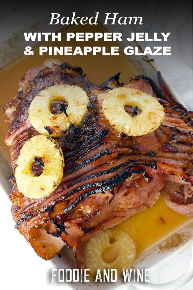Baked Ham with Pineapple and Pepper Jelly Glaze