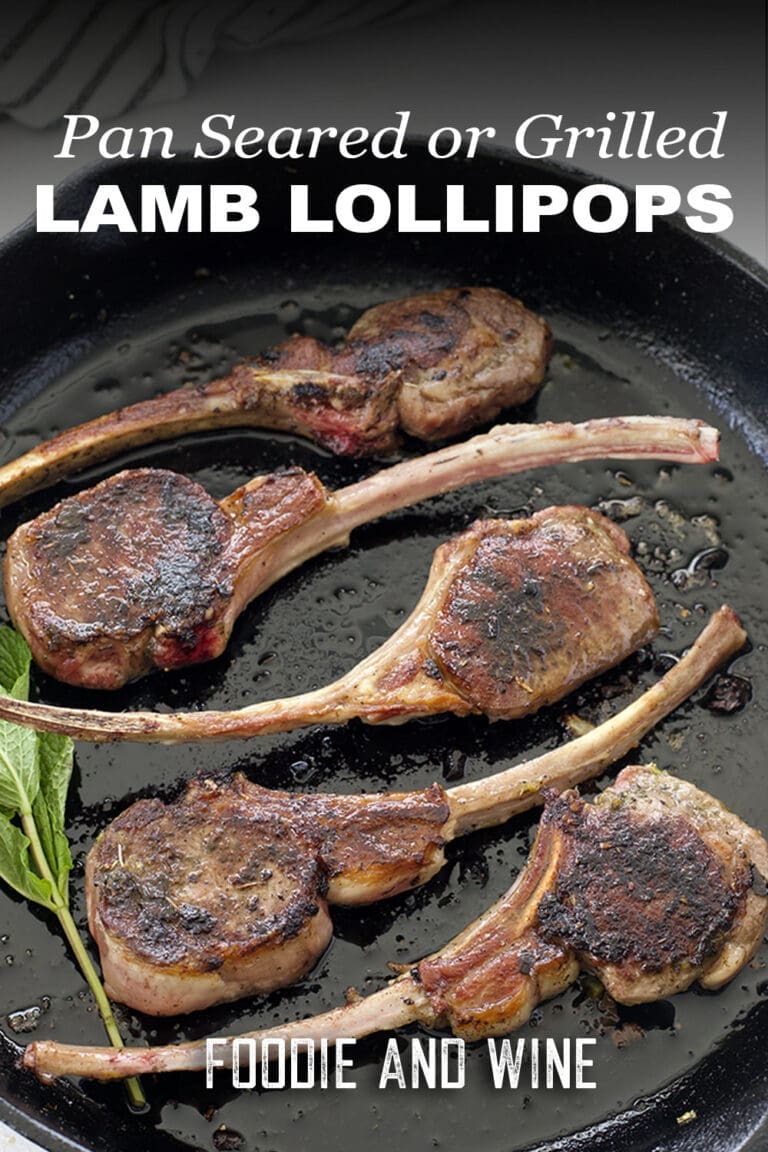 Lamb Lollipops with Tzatziki Sauce - Foodie and Wine